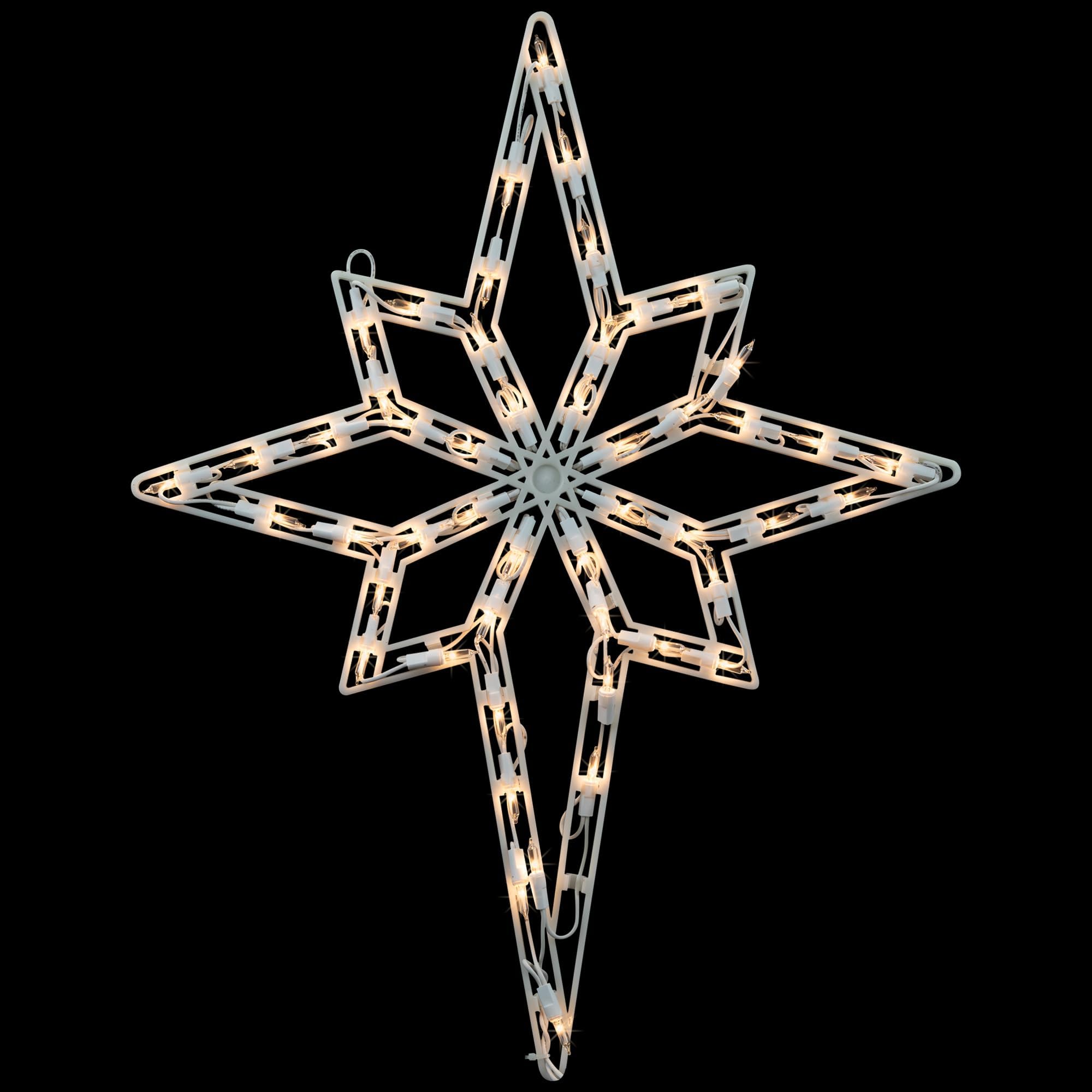 Amazon.com : Lighted Star of Bethlehem Christmas Window Decoration - 18 ...