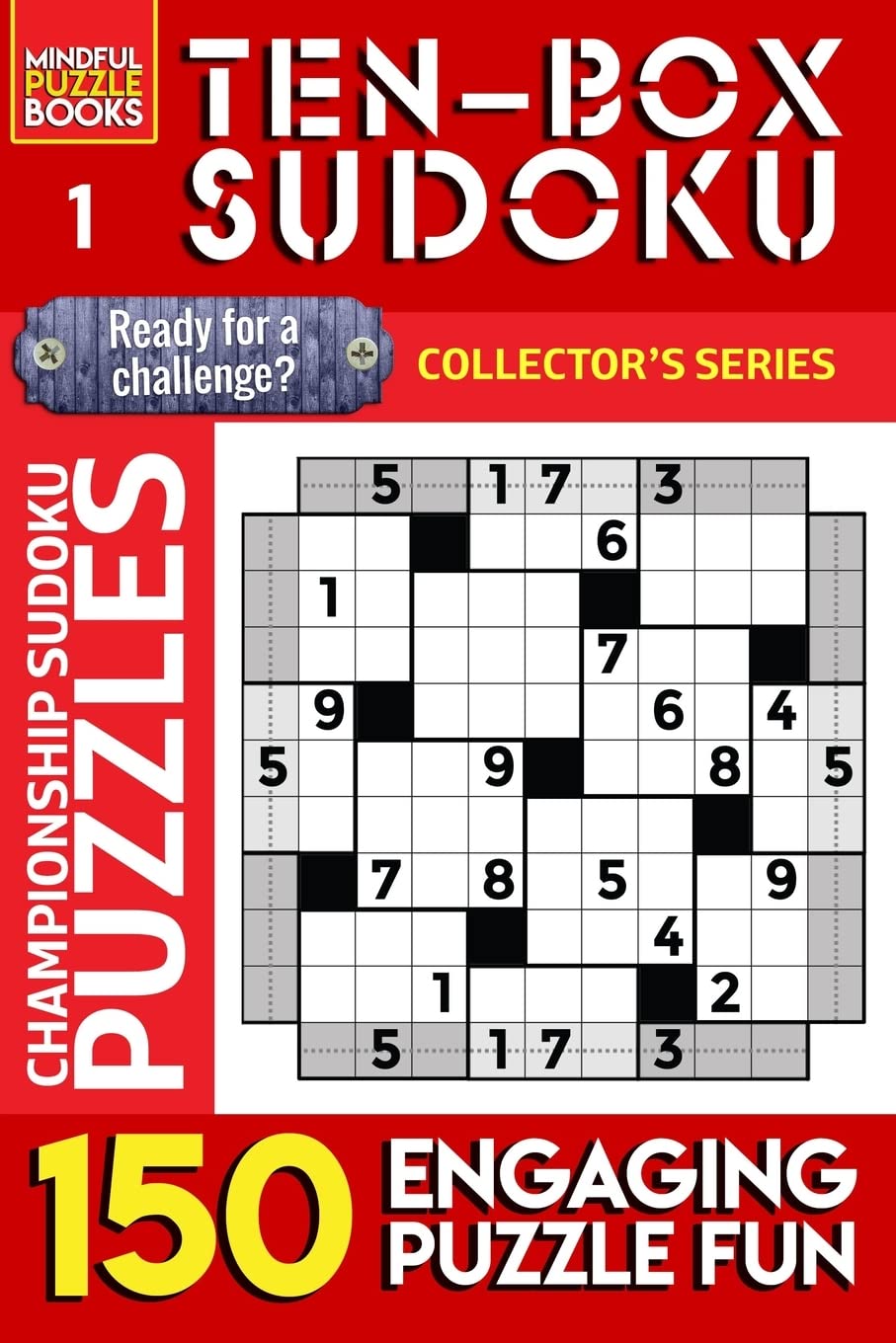 Ten-Box Sudoku: 150 Engaging Puzzle Fun (10 Box Sudoku): Mindful Puzzle ...