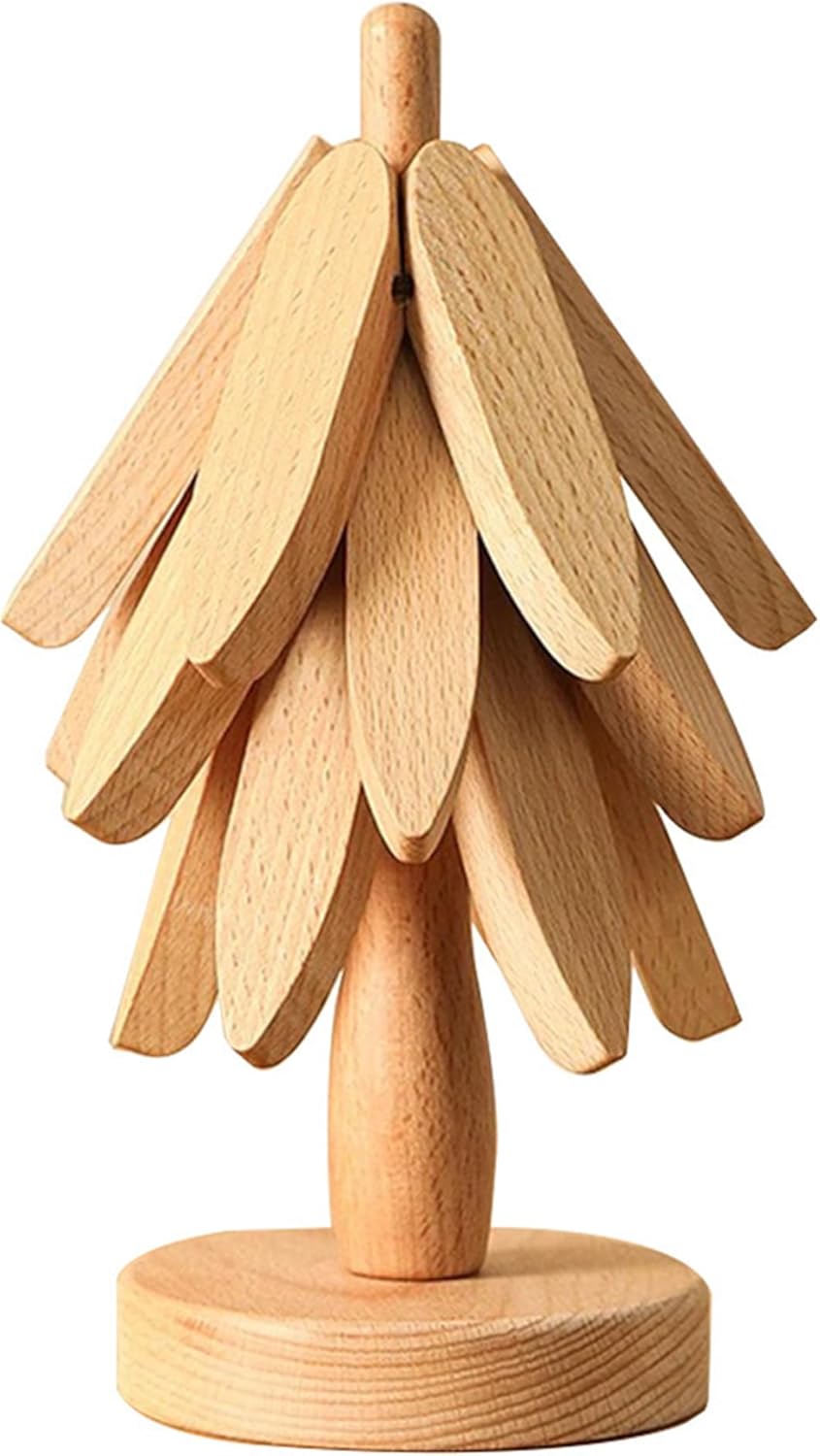 Amazon.com | Wooden Trivet for Hot Dishes, Black Walnut Tree Shape ...