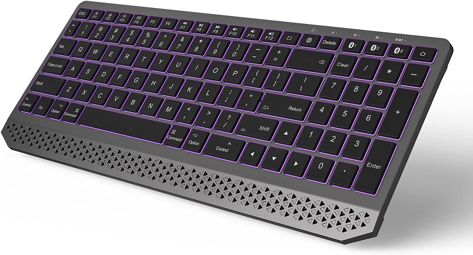 Amazon.com: NIXIUKOL Backlit Bluetooth Keyboard for MacBook, Multi-Device Rechargeable Wireless ...