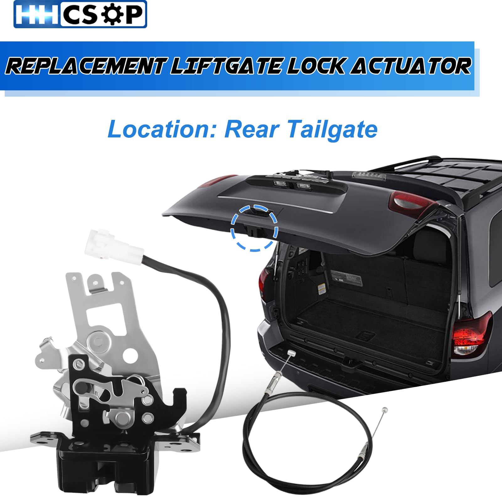 Liftgate Lock Actuator Tailgate Lock Trunk Latch Replacement for Toyota ...