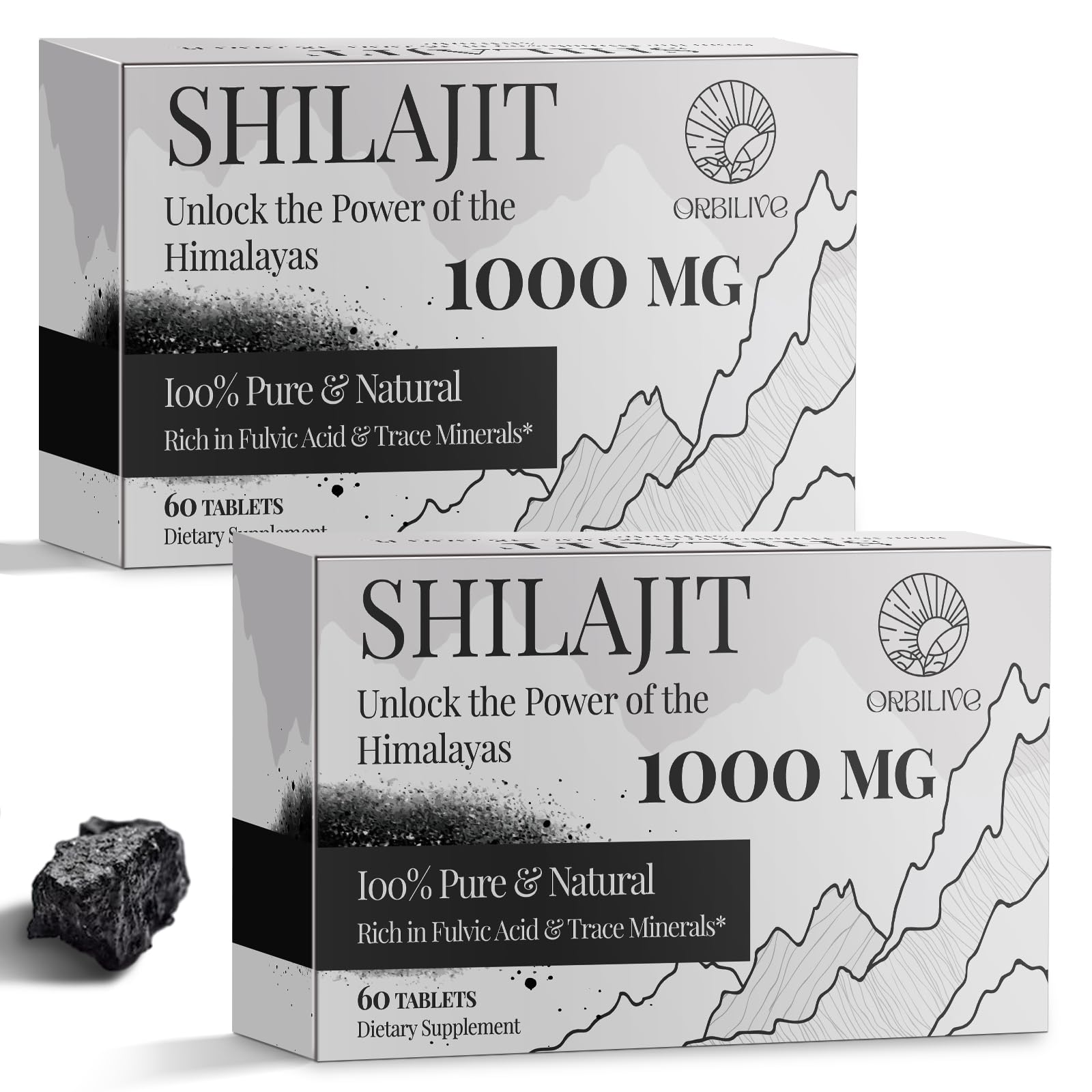 Amazon.com: 30,000 MG Shilajit Tablets, 100% Shilajit Pure Himalayan ...