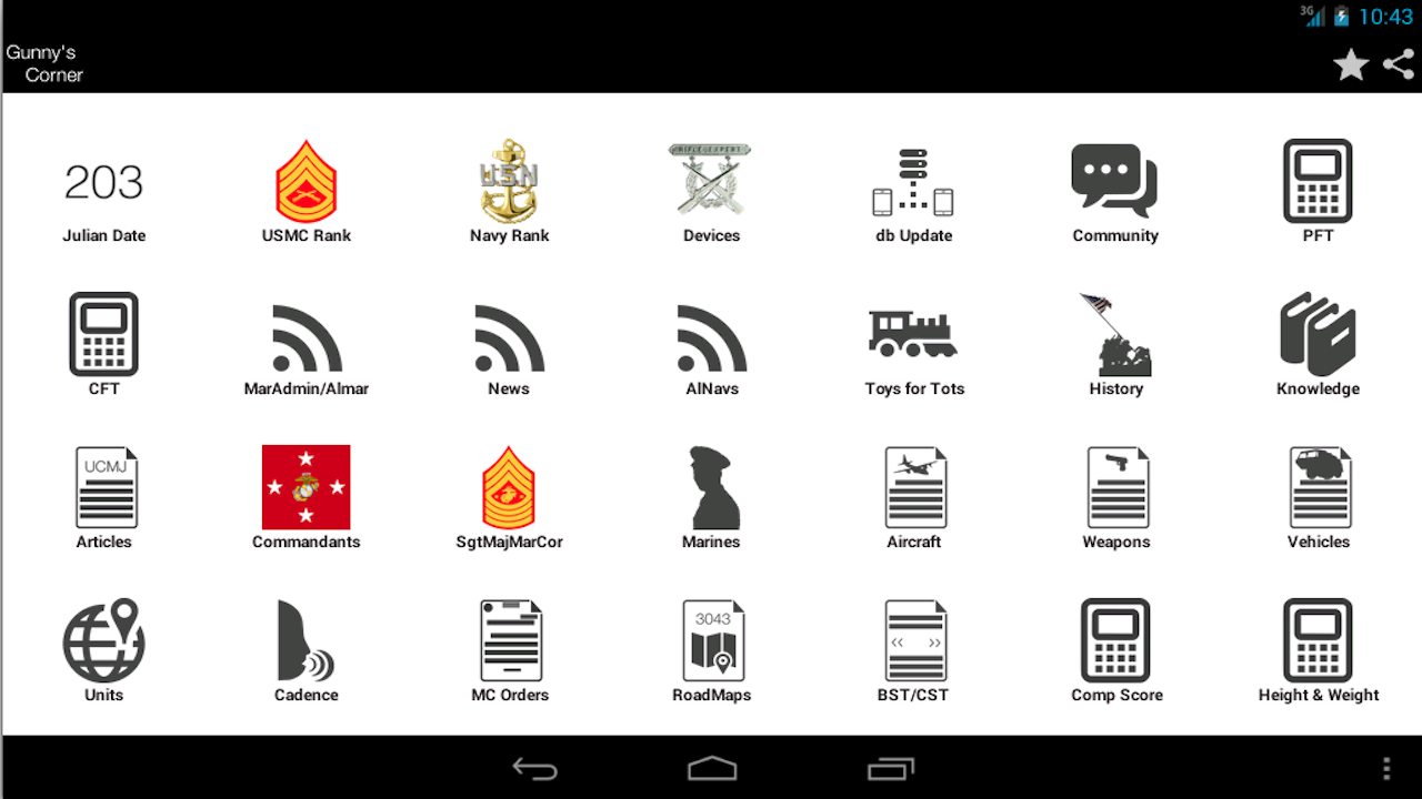 Aplicación iCorps: Pocket Reference en Amazon Appstore
