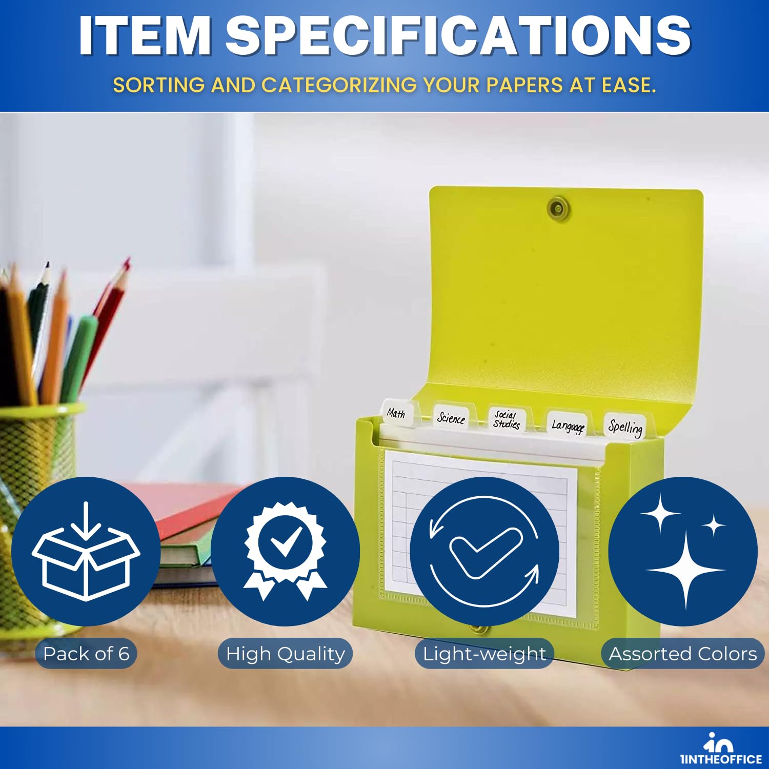 Snapklik.com : 1InTheOffice Index Card Case 3x5, Index Card Holder ...