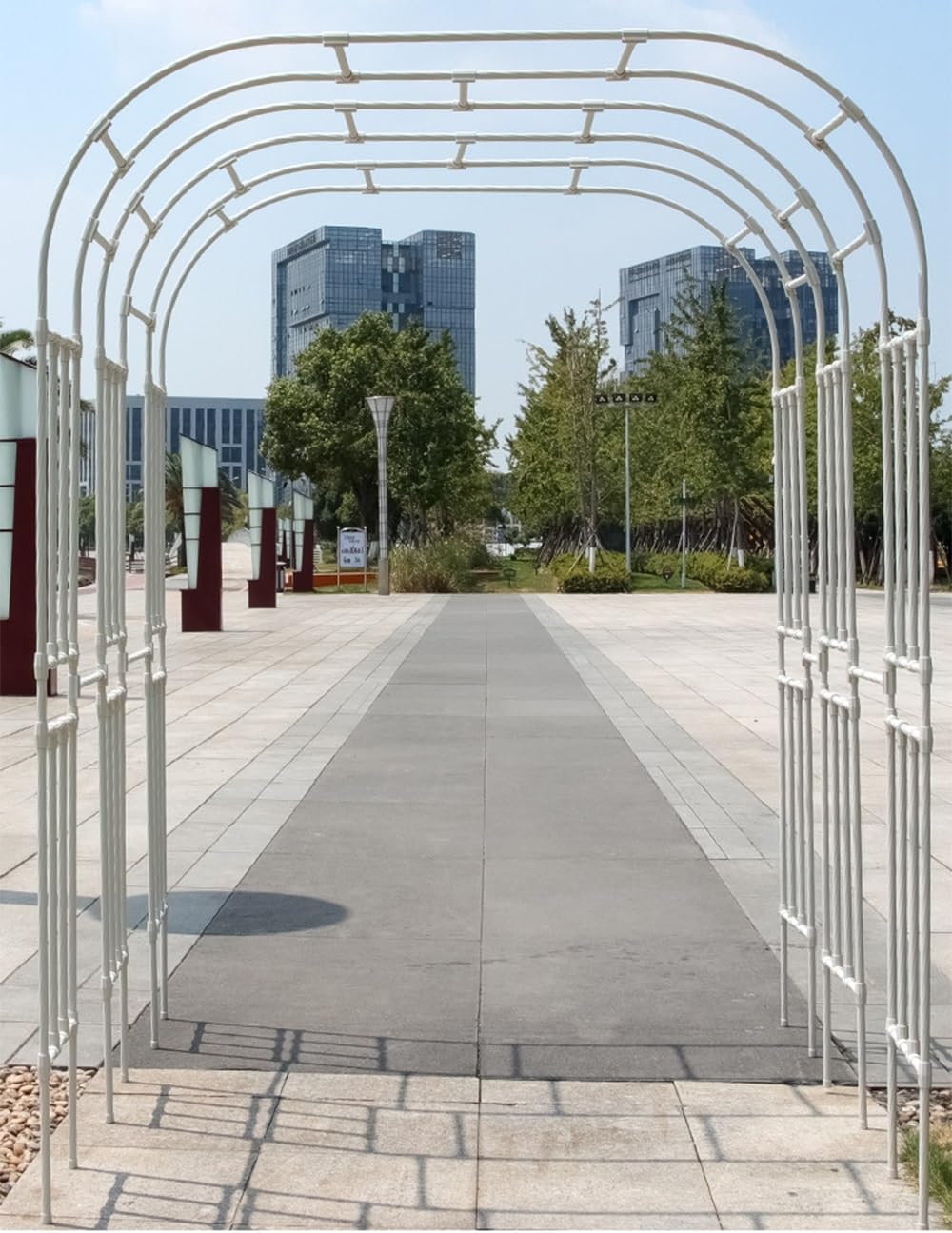 Amazon.com : Metal Garden Arch, Pergola Arbor - Rose Arches Archway ...