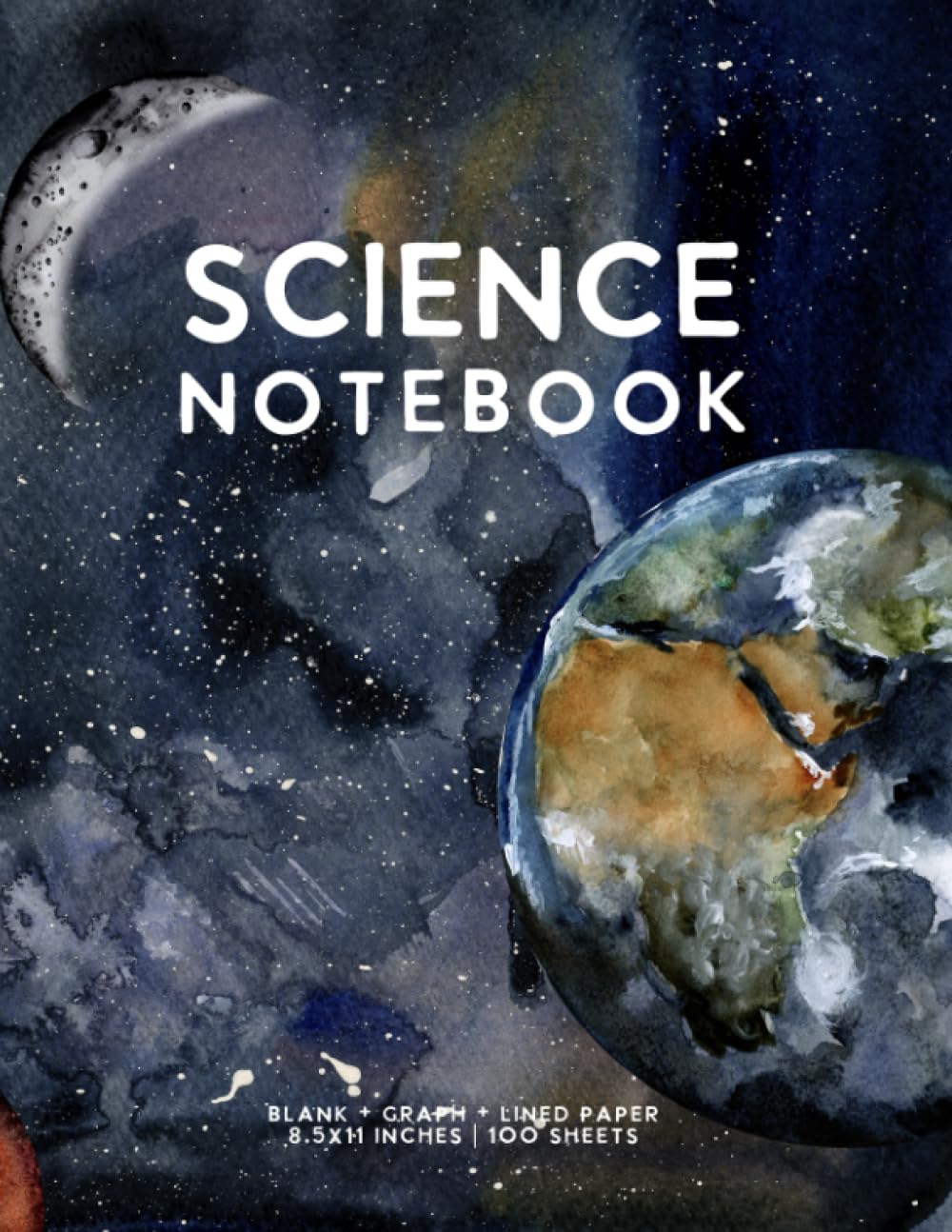Amazon.com: Science Notebook: (Space Series) Draw & Write by schoolnest ...