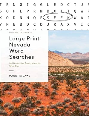 Large Print Nevada Word Searches: 200 Find-a-Word Puzzles about the ...