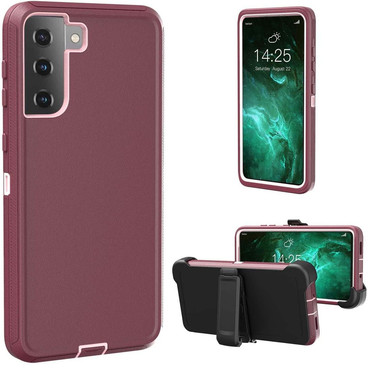 Amazon.com: muitq for Galaxy S21 5G case,Samsung S21 Heavy Duty case,[Military Grade Protective ...