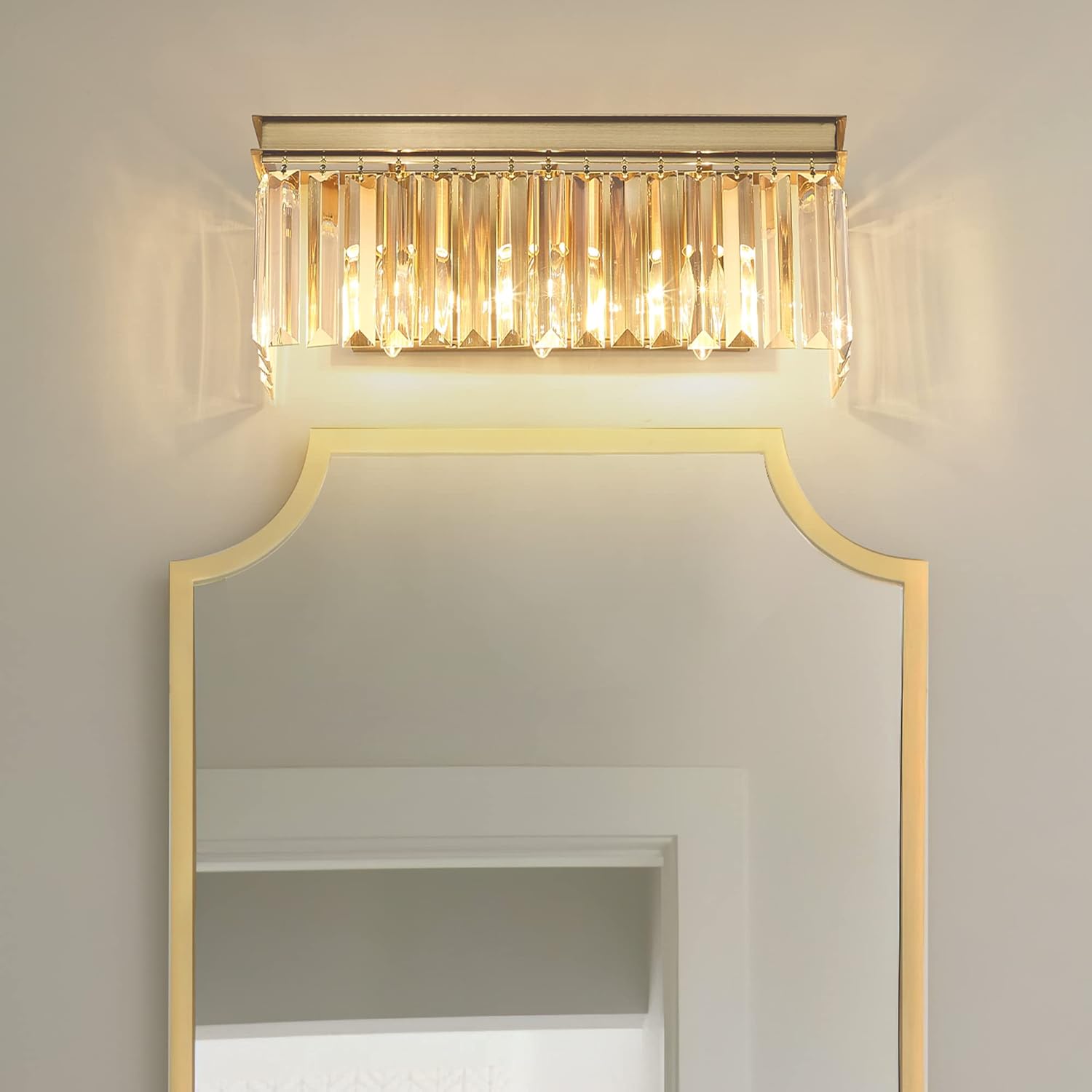 Bathroom Lights Over Mirror, Modern Vanity Lighting Fixtures, Gold ...