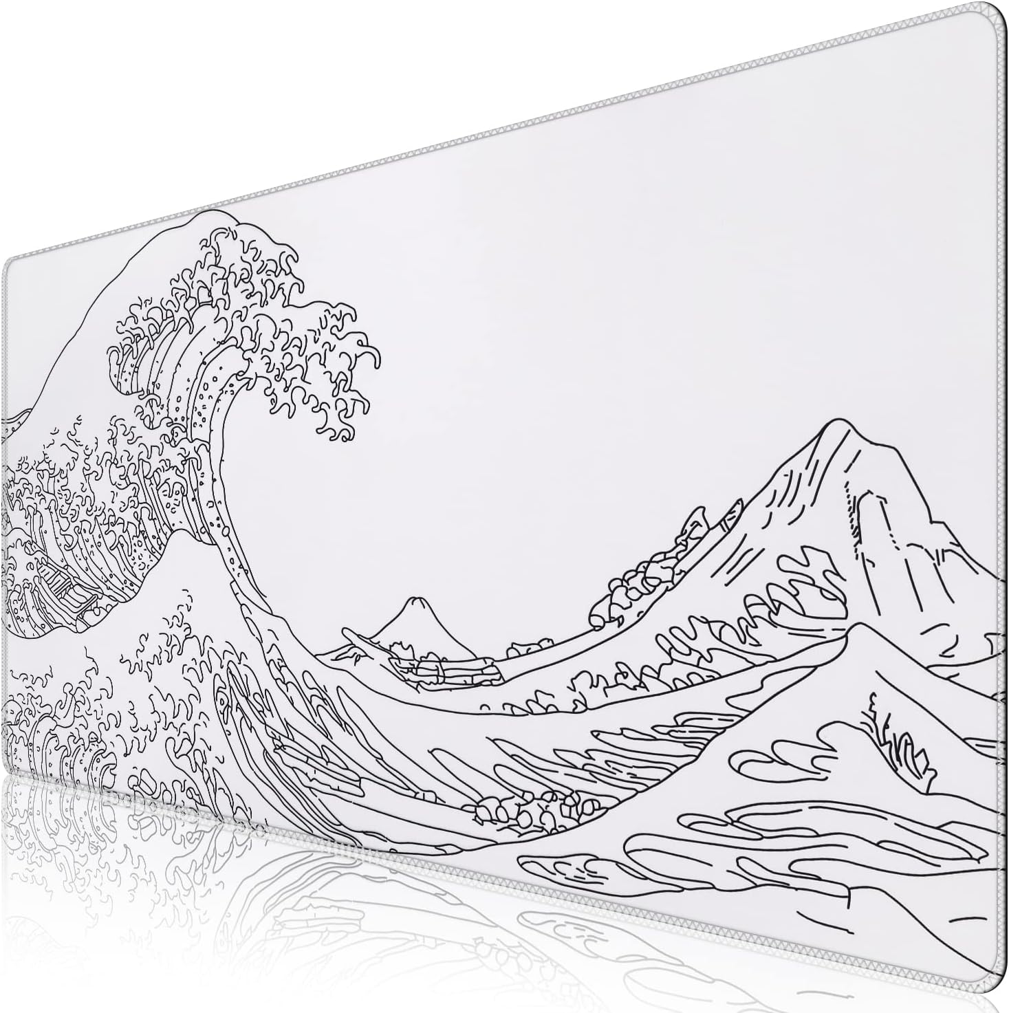 Amazon.com: Ovenbird Gaming Mouse Pad with Stitched Edges, Japanese ...