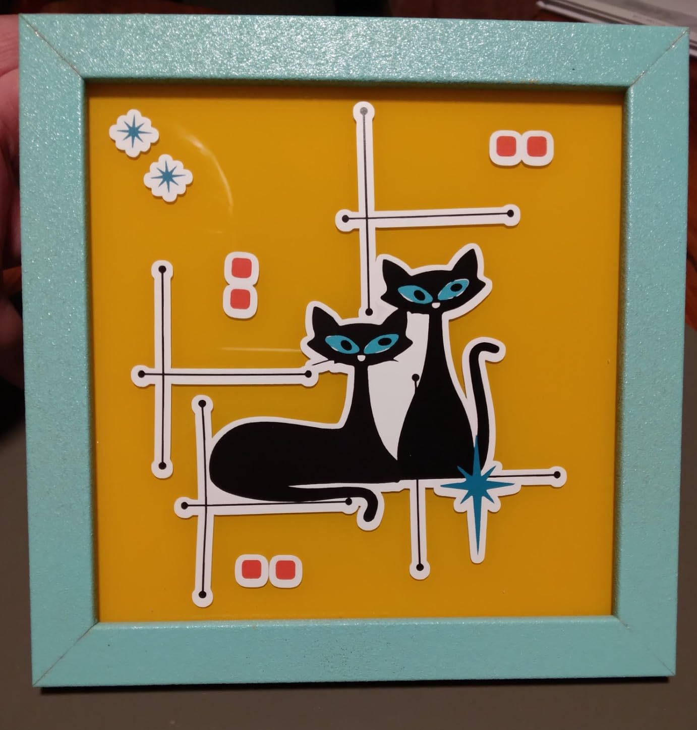 Amazon.com: Twin Atomic Cats Sticker Bumper Sticker Vinyl Decal 5 ...