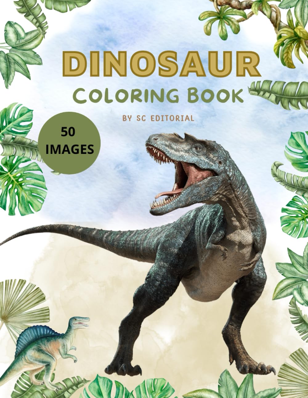 Tiny T-Rex and Friends: Dinosaur Coloring Book for Kids 3-7 Years ...