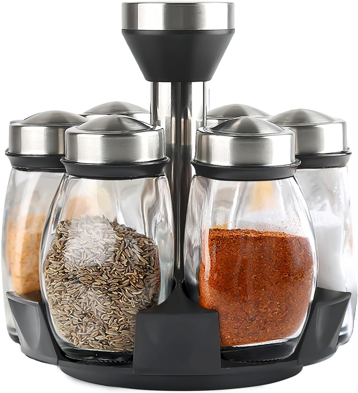 Amazon.com: ECLECTICS KC Wooden Spice Rack Organizer - 3 Tier Shelf for ...