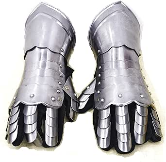 Amazon.com: Medieval Gauntlets Armor Metal Knight Warrior Gothic ...