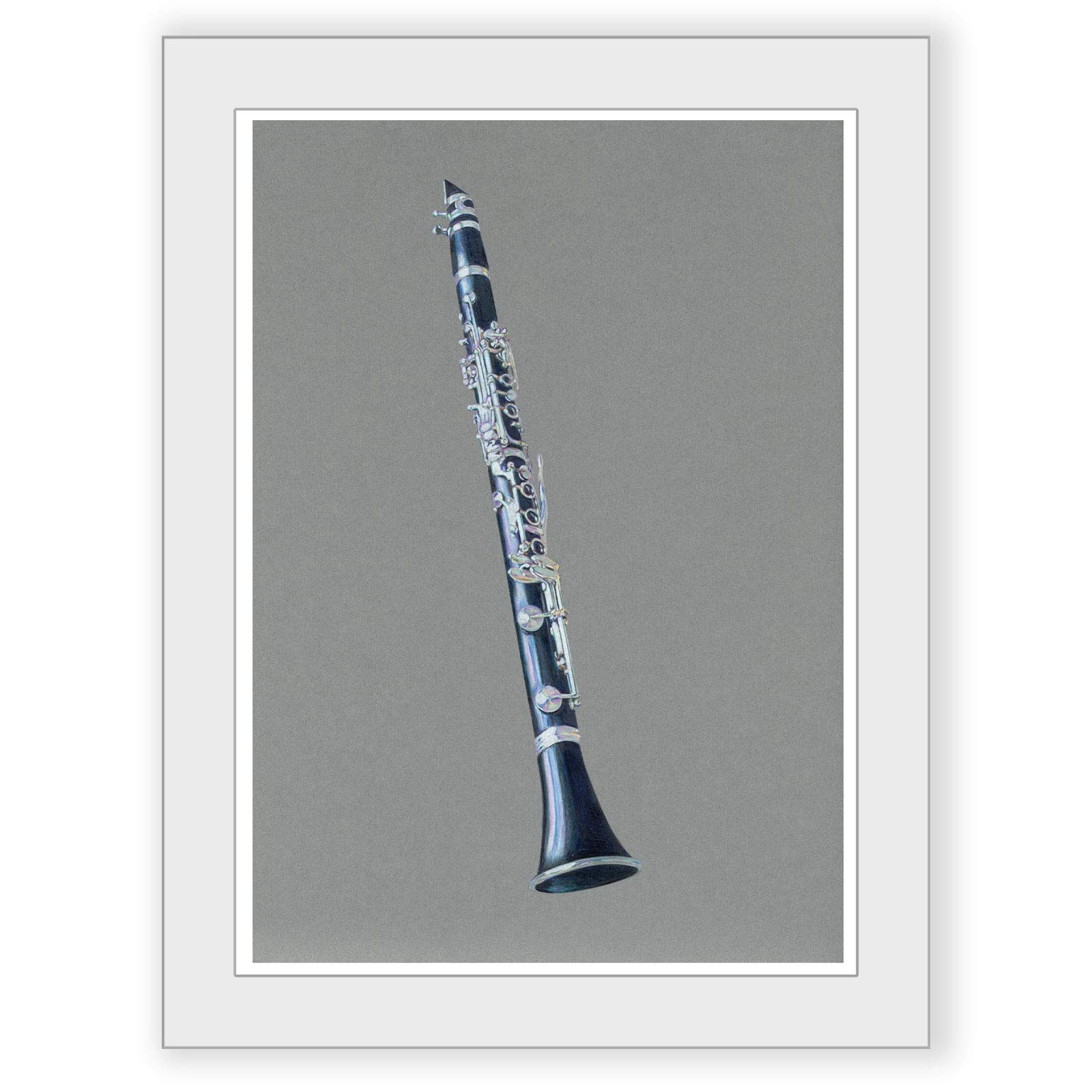 Buy Buffet R13 B Flat Clarinet Fine Art Coloured Pencil Drawing-ed Fine ...