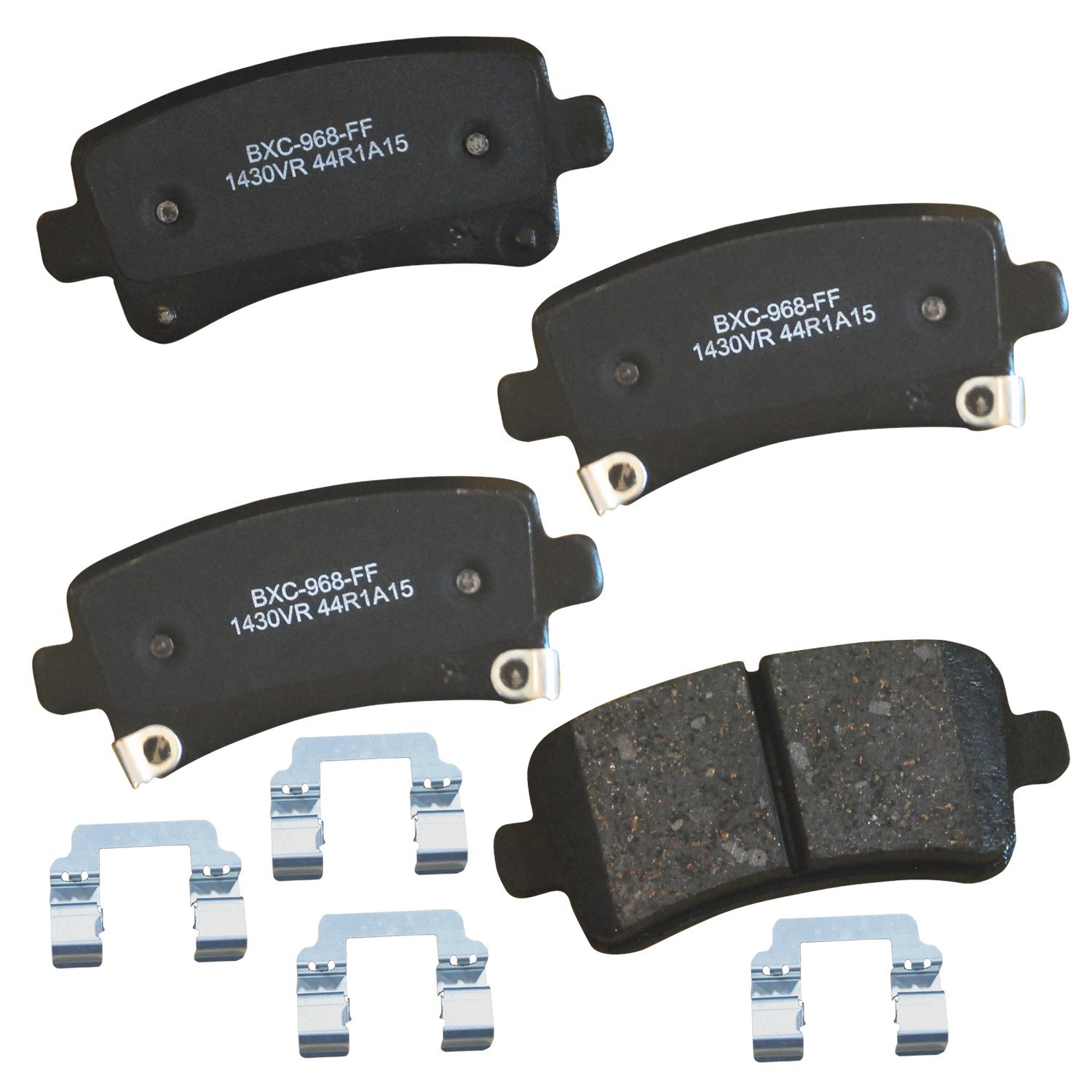 Amazon.com: Bendix Premium SBC1430VR Ceramic Rear Brake Pads for Select ...