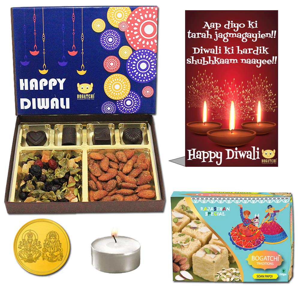 Buy BOGATCHI Diwali Gift Box, Diwali Chocolate, Diwali Sweets and ...