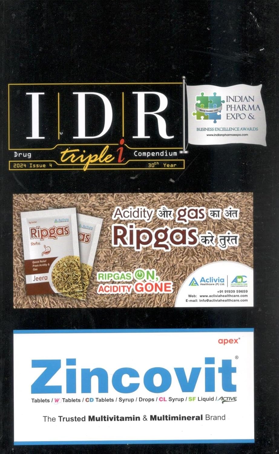 IDR (Indian Drug Review) Triple I Compendium Latest Edition (ISSUE 4 ...