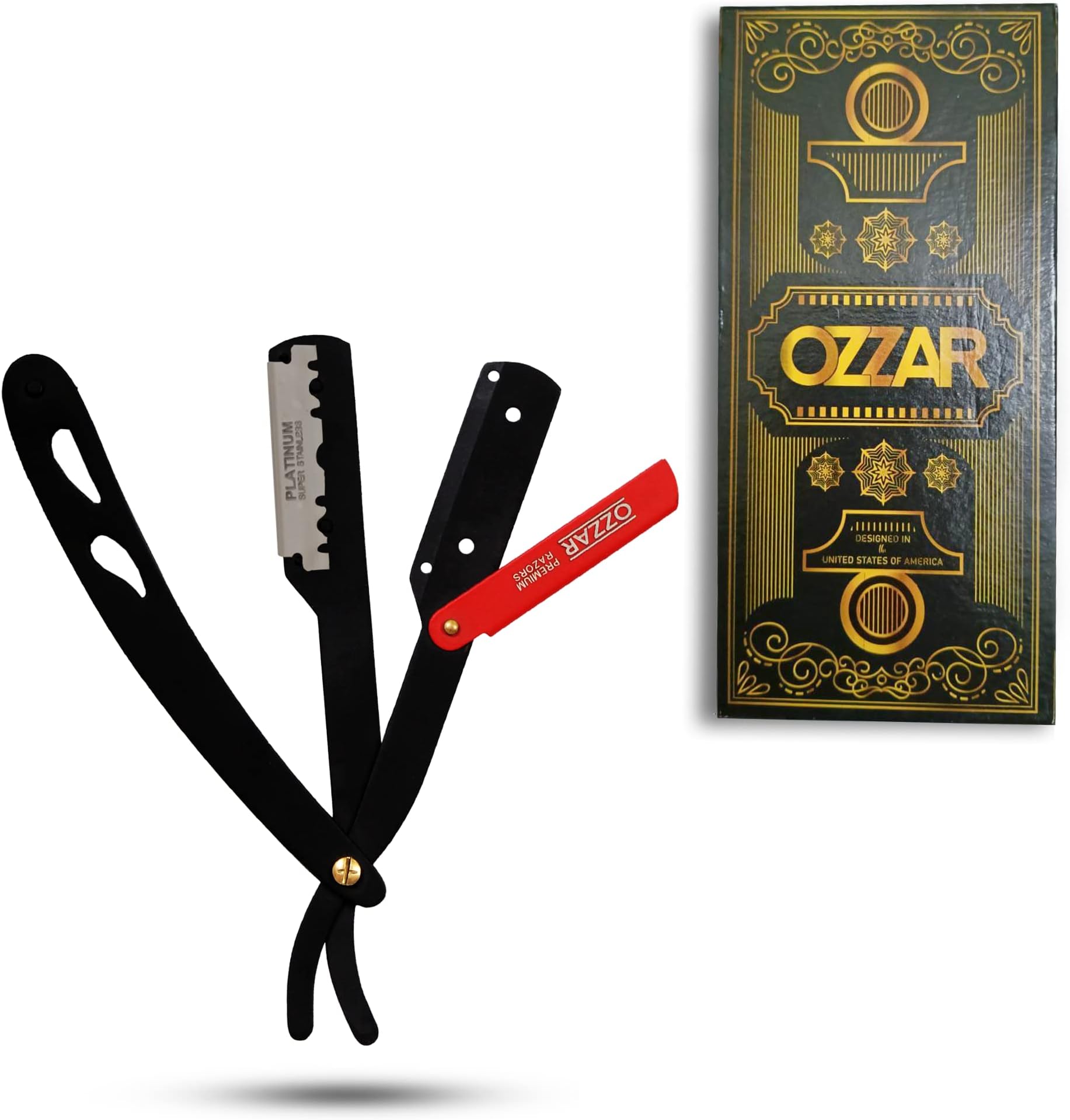 Amazon.com: Annie Stainless Steel Hair Shaper Straight Razor W/ 5 Free ...