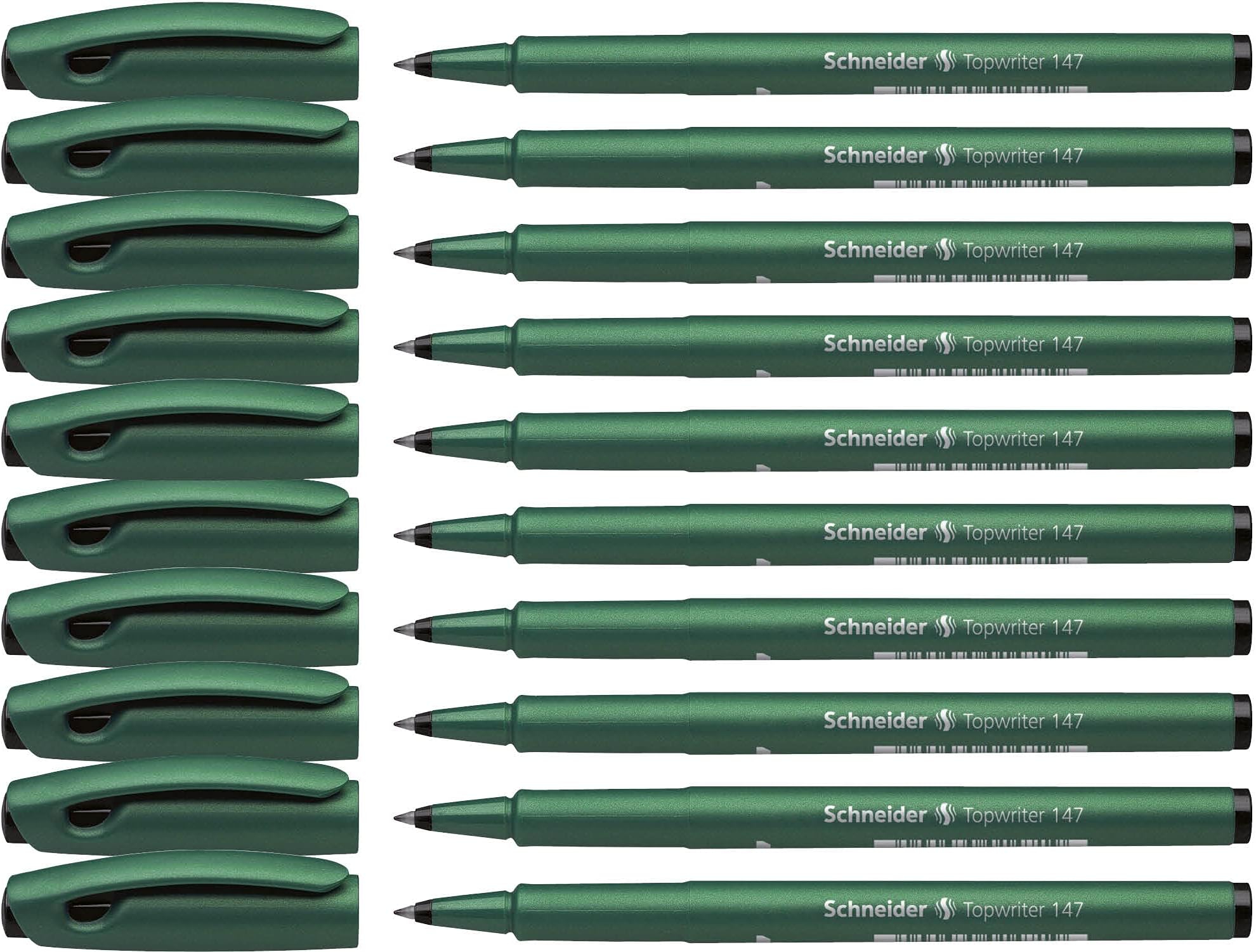 Schneider Topwriter 157 Faserschreiber (0,8 mm) 10er Packung schwarz ...