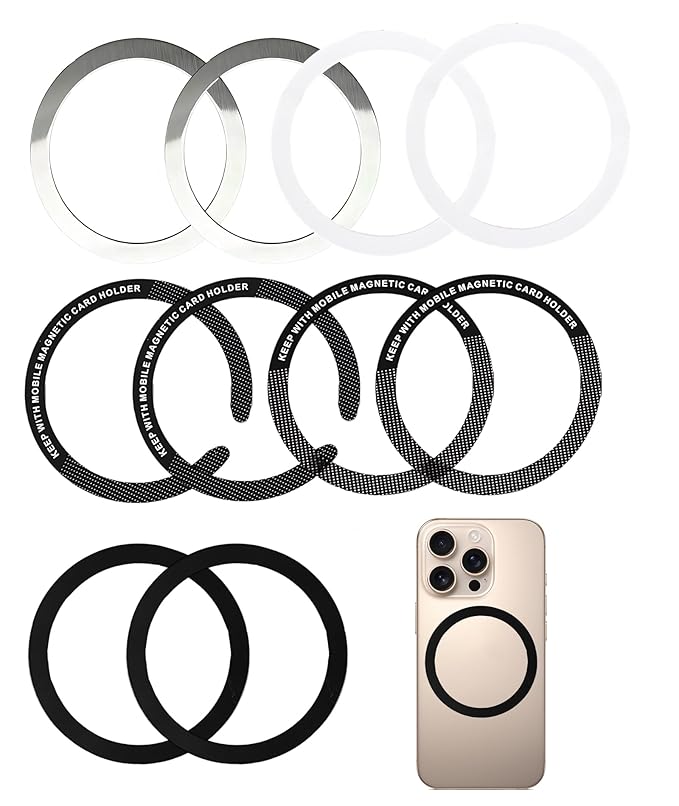 10Pcs Phone Attachment Ring Set, Phone Accessories, Universal Wireless ...