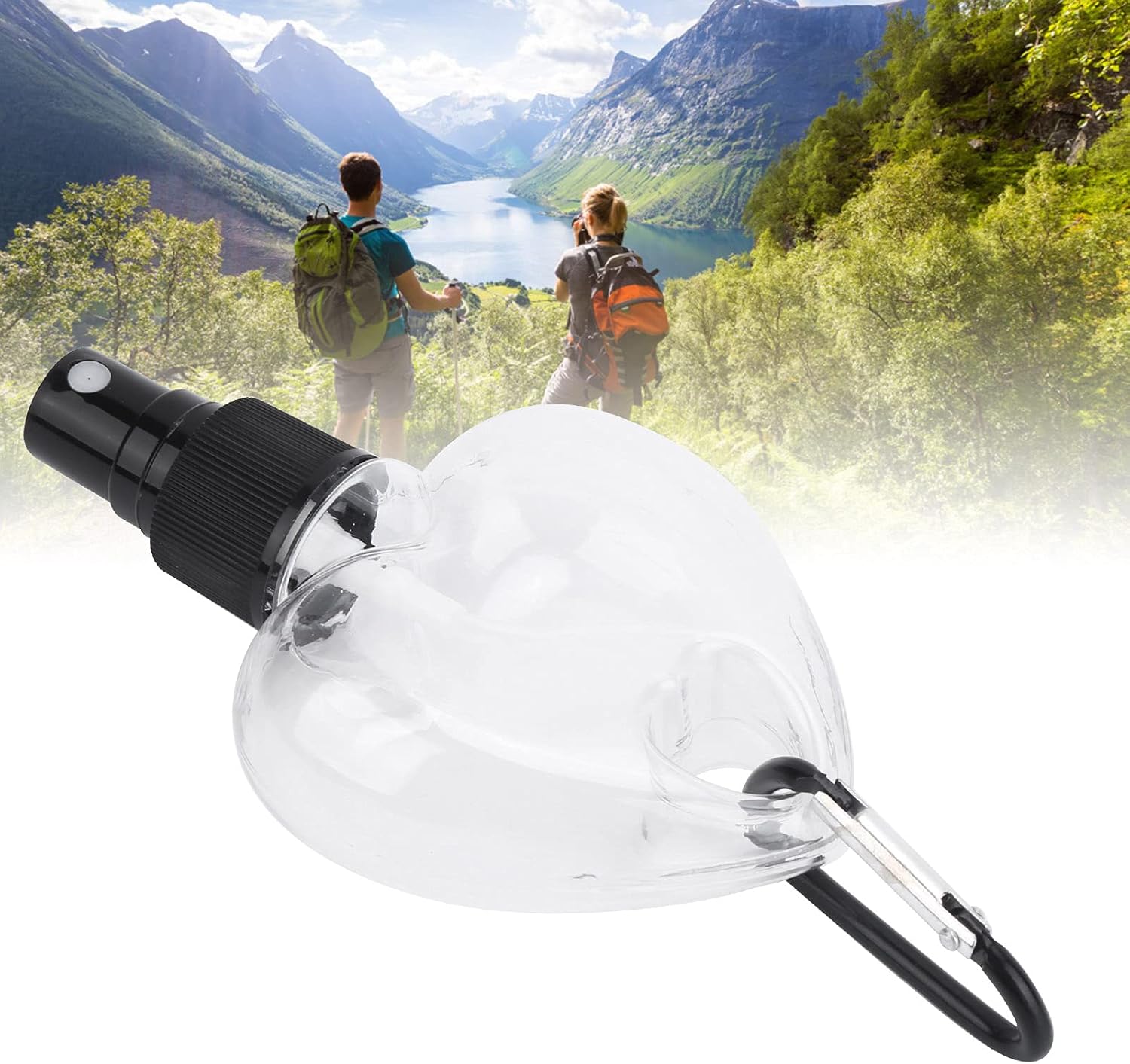 Amazon.com: Yeuipea Travel Empty Spray Bottle with Keychain - 50ml ...