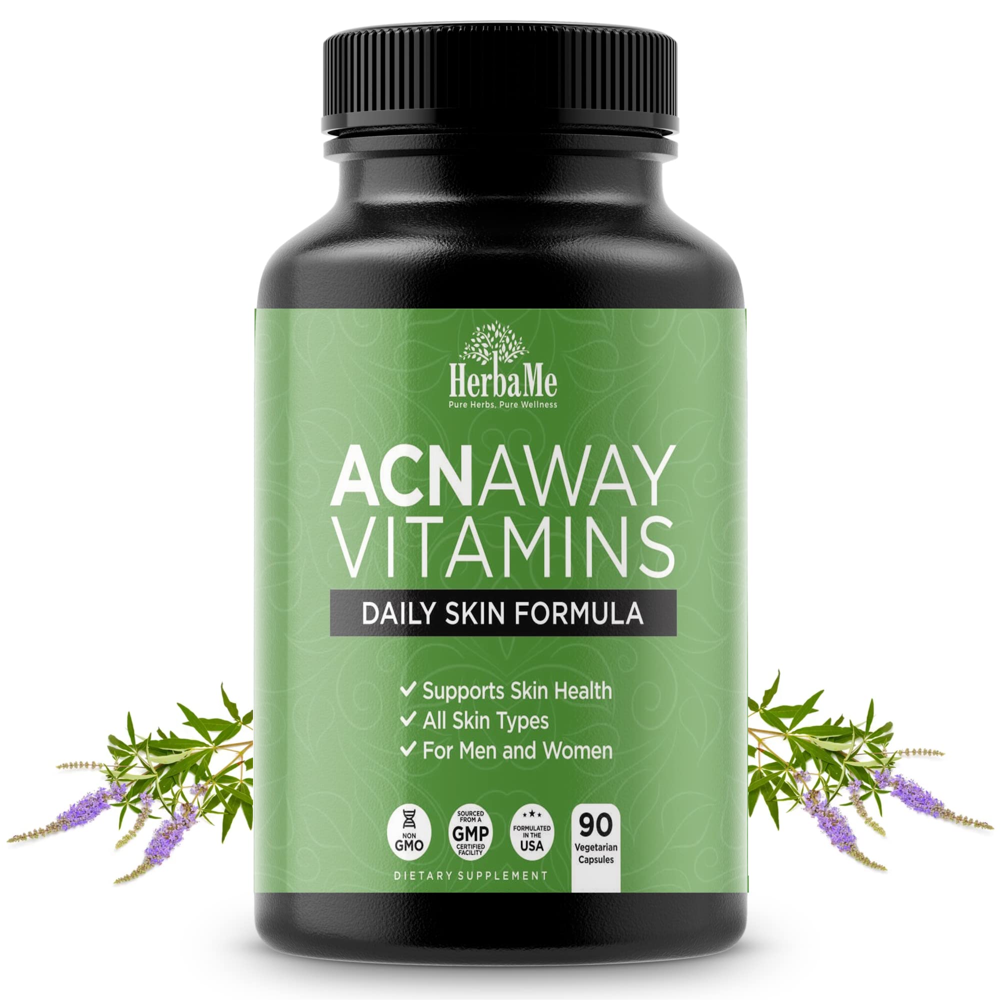 Snapklik.com : Acne Pills Supplement, Clear Skin Vitamins For Oily Skin ...