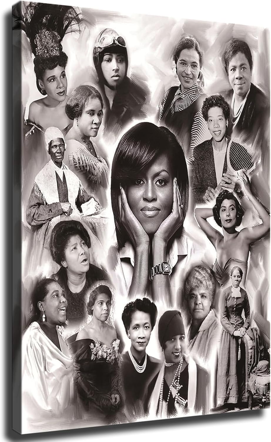 Amazon.com: ZeeHxq Great African American Women Michelle Obama Poster ...