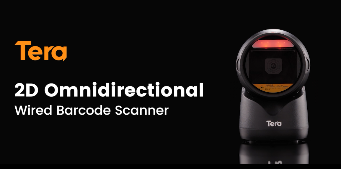 Watch Tera Pro Desktop Omnidirectional Barcode Scanner on Amazon Live