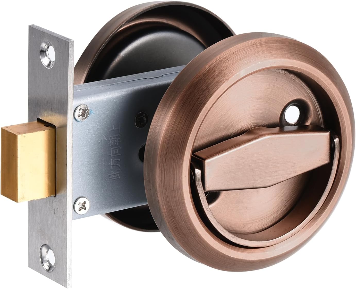 PATIKIL 4.9mm Round Recessed Pull Handle Knob, Recessed Pulls Hidden ...