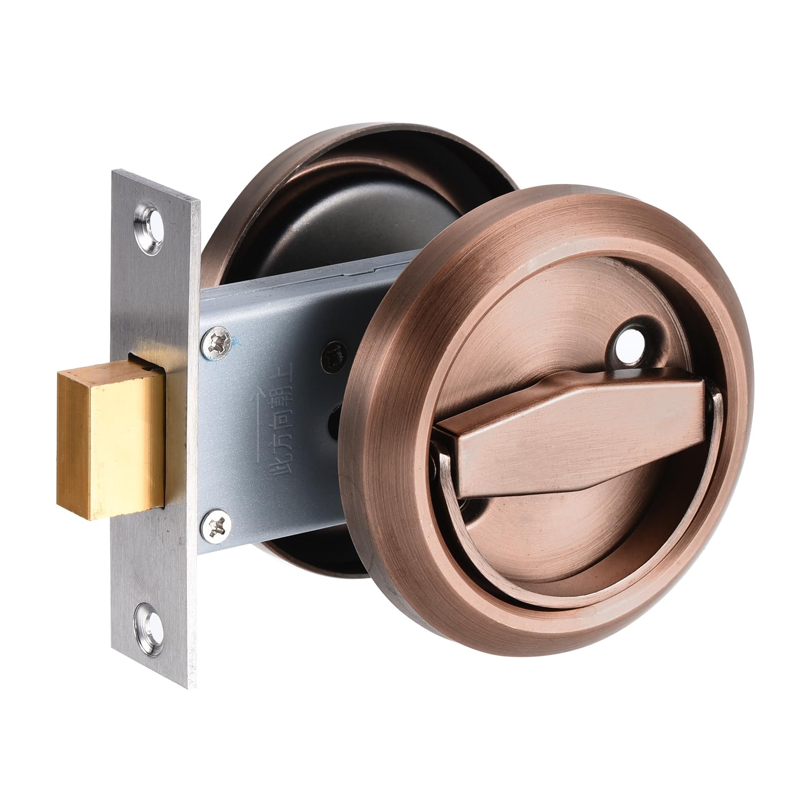 PATIKIL 4.9mm Round Recessed Pull Handle Knob, Recessed Pulls Hidden ...