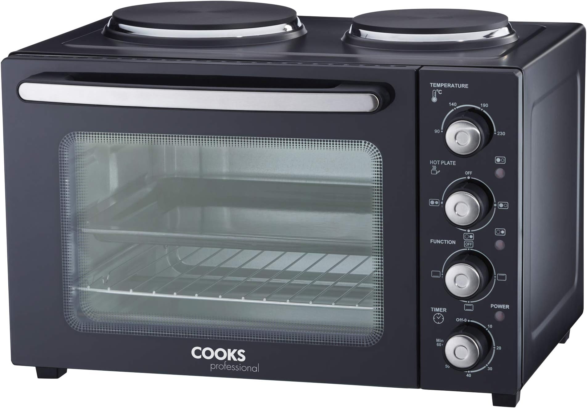 Royale TT30 Mini Cooker Electric 32L Table Top Cooker Oven with Two ...