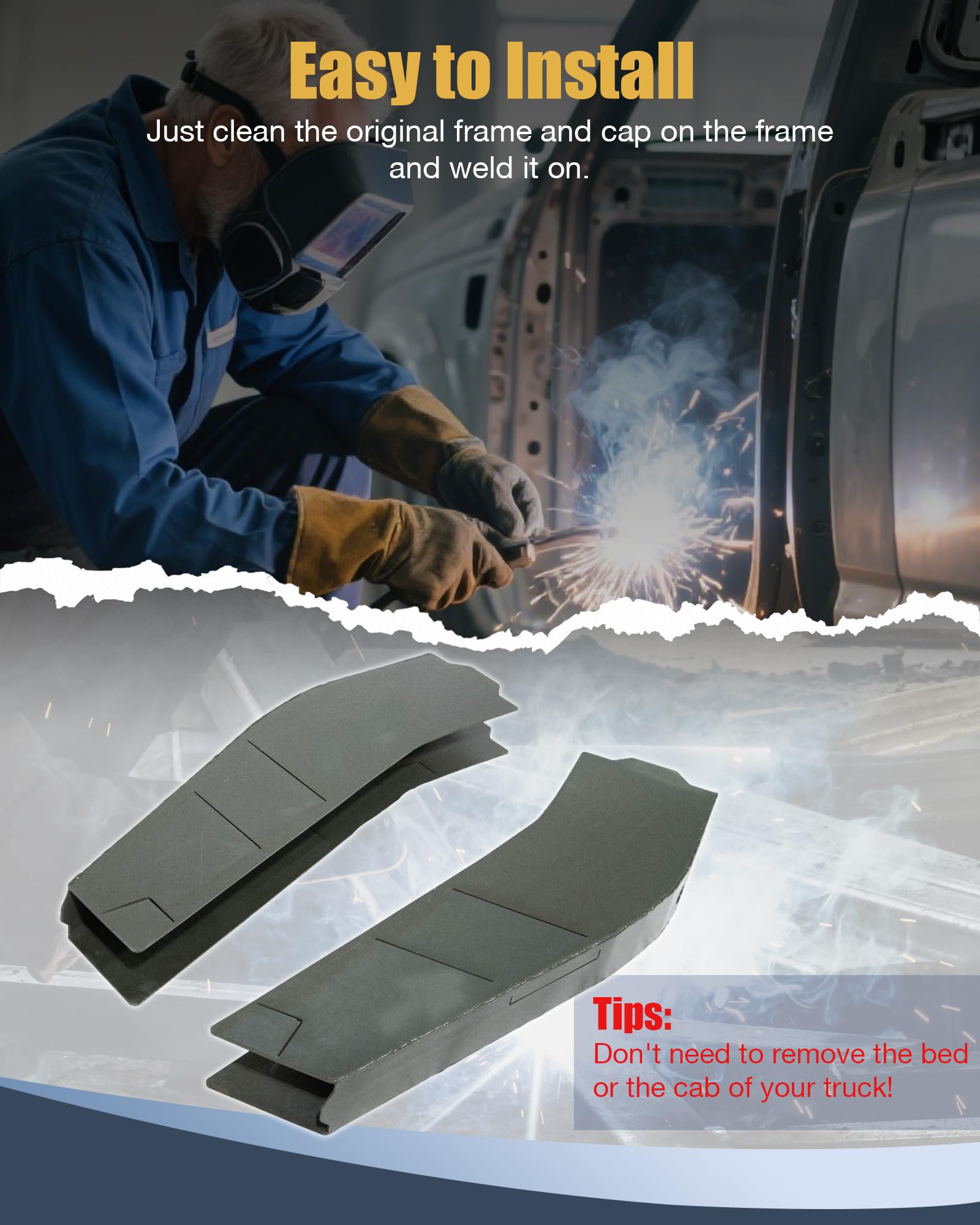 Snapklik.com : Frame Repair Kit Fit For 2007-2014 2nd Gen Chevrolet ...