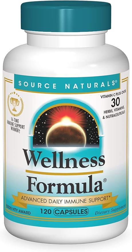 Amazon.com: Source Naturals Wellness Formula, Advanced Immune Support ...