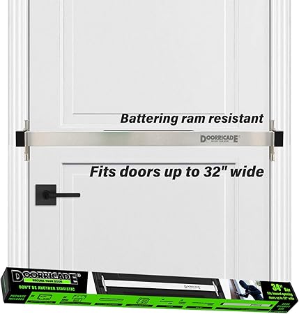 Door Security Bar by Doorricade - Secure the full width of your inward ...