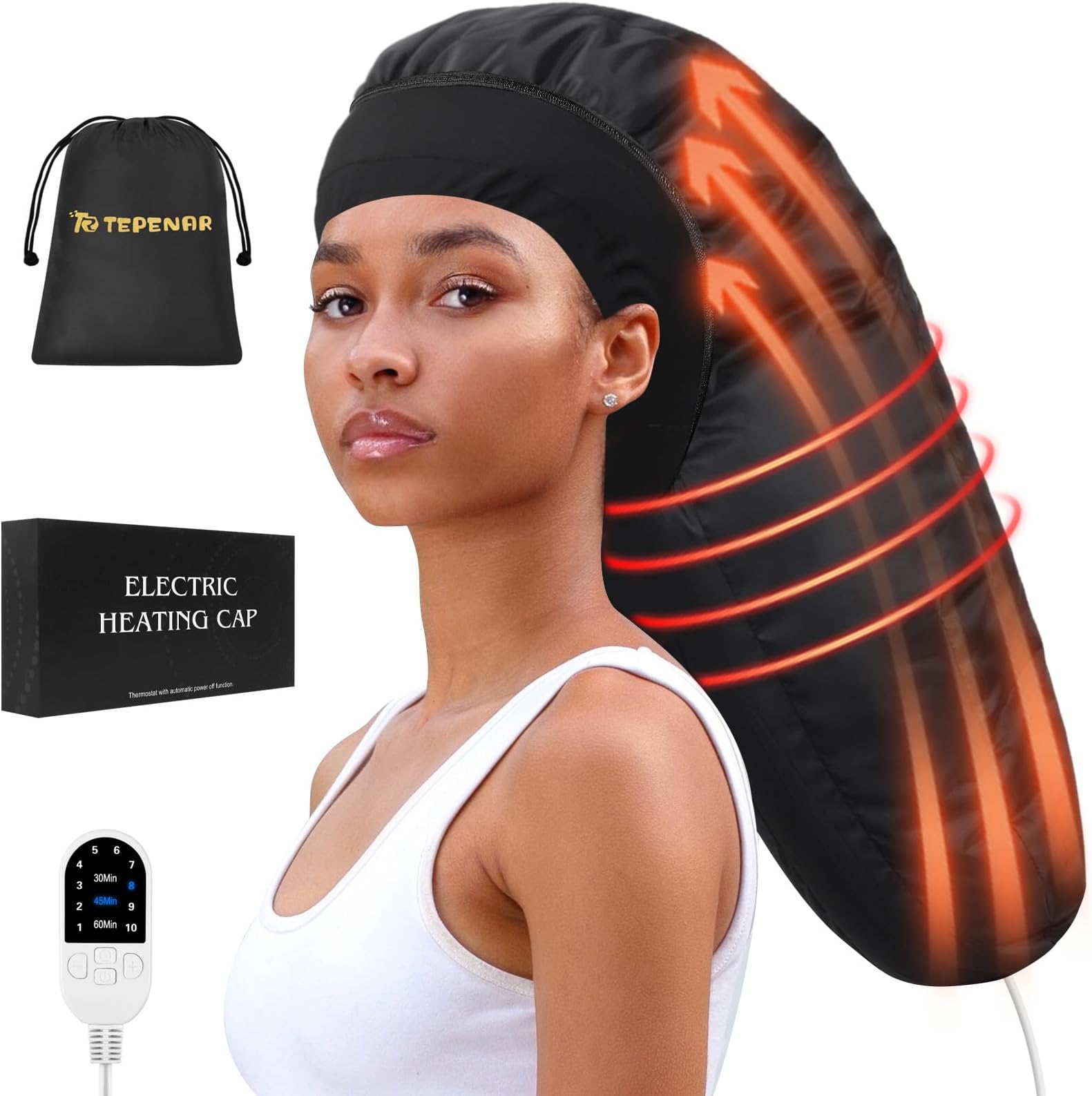 Amazon.com: Hair Steamer for Natural Hair Home Use w/10-level Heats Up ...