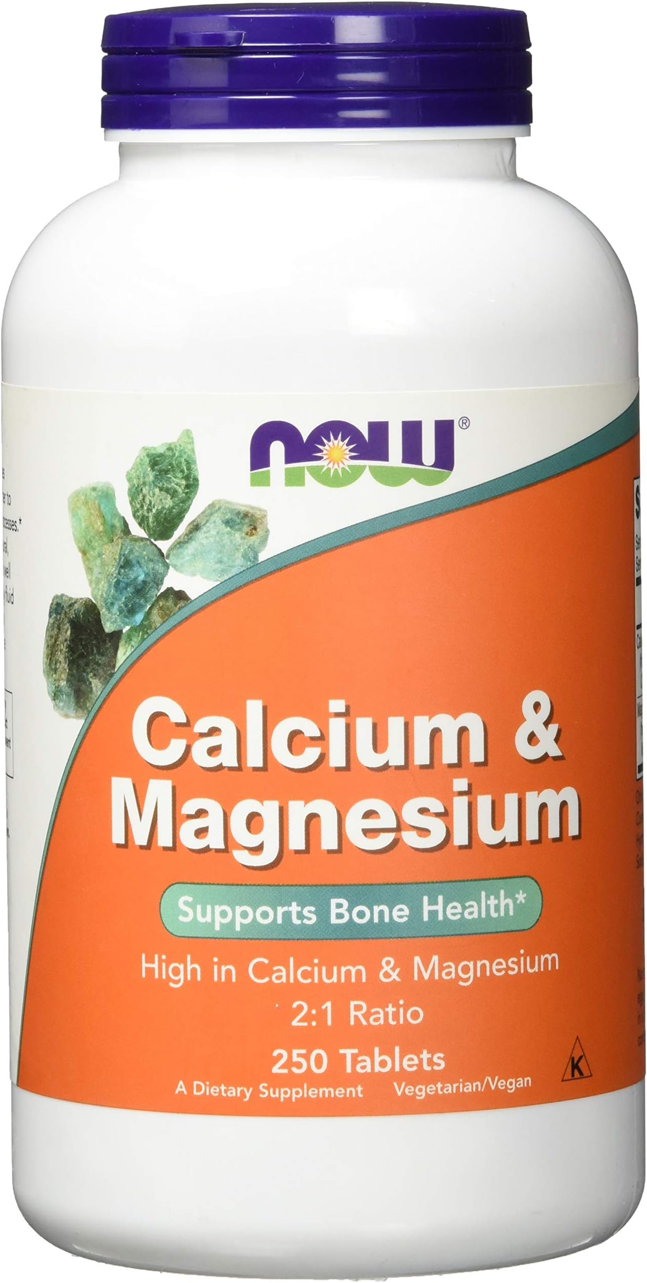 Amazon.com: Now Foods Calcium & Magnesium - 250 Tablets (single pack ...