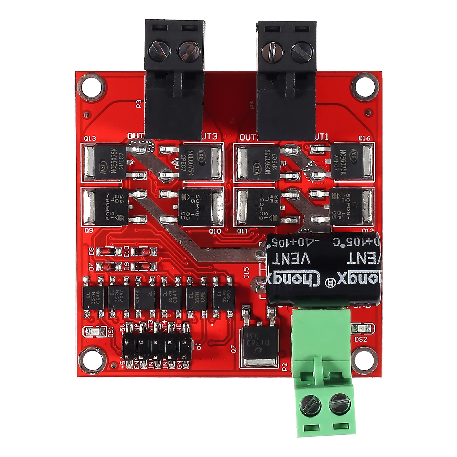 Snapklik.com : AITIAO 2Pcs L298 Dual H Bridge Motor Speed Controller 160W 12V 24V DC Motor ...