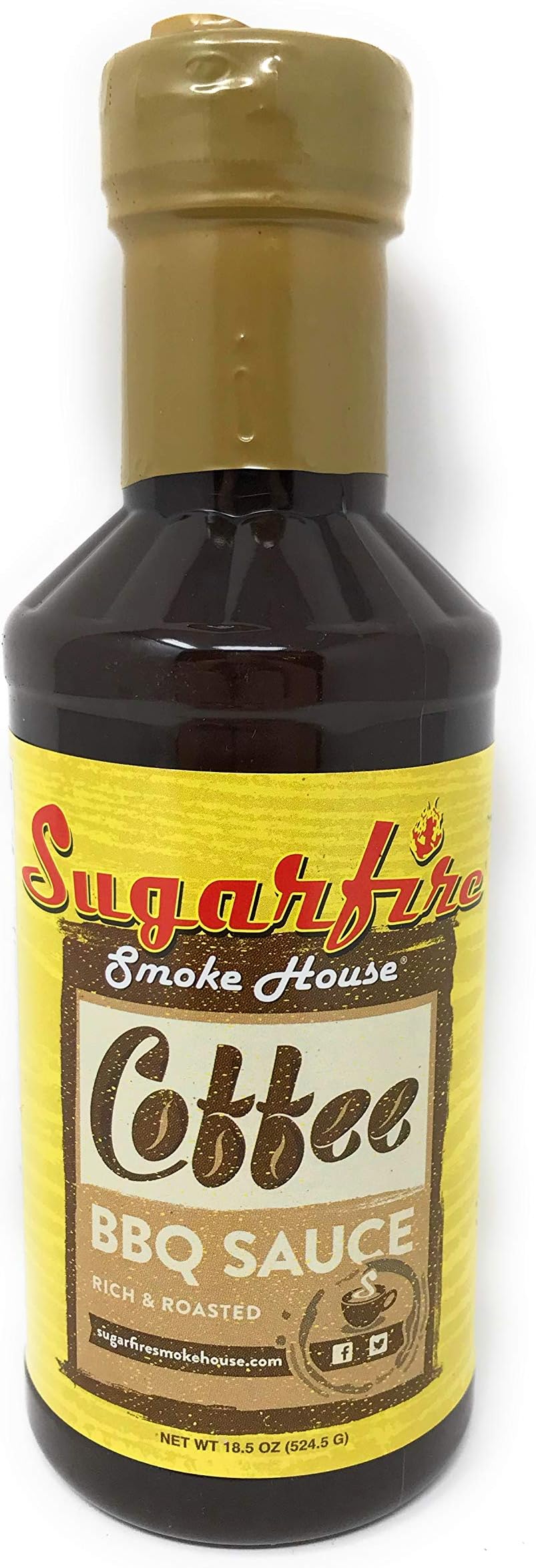 Amazon.com : Sugarfire Smoke House St. Louie Sweet BBQ Sauce, 18.5 ...