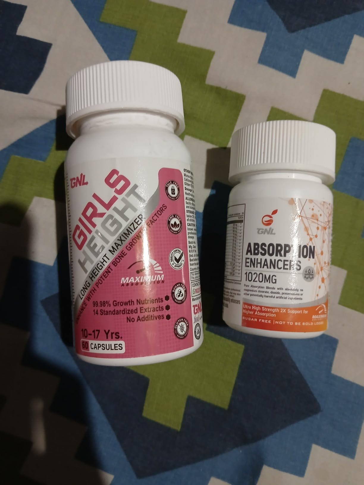 Buy GNL Height Growth Supplement For Girls, With Essential Amino Acid ...