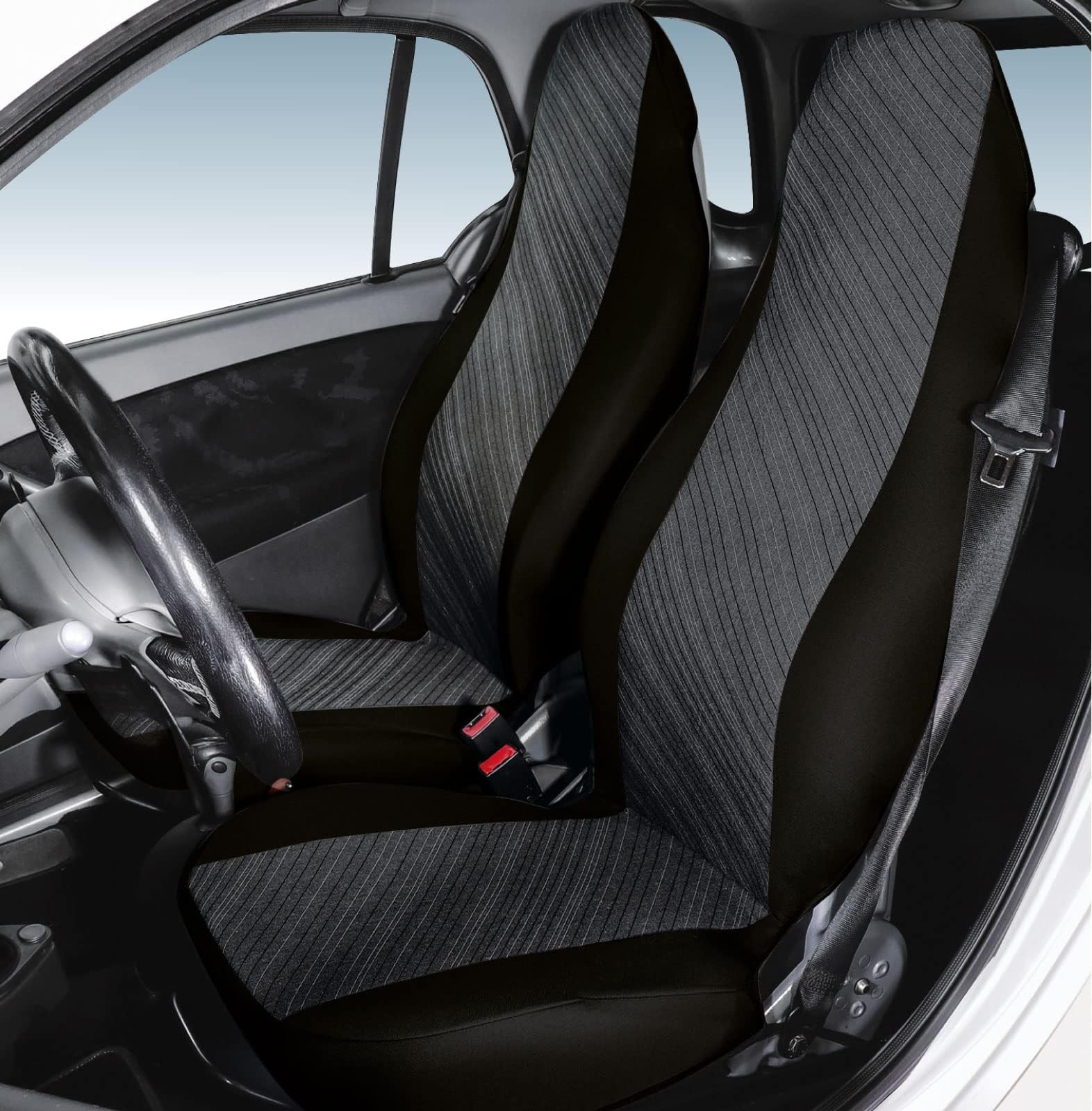 CORA 000129166 Smart Fortwo Custom Front Seat Covers, Diago Lead ...