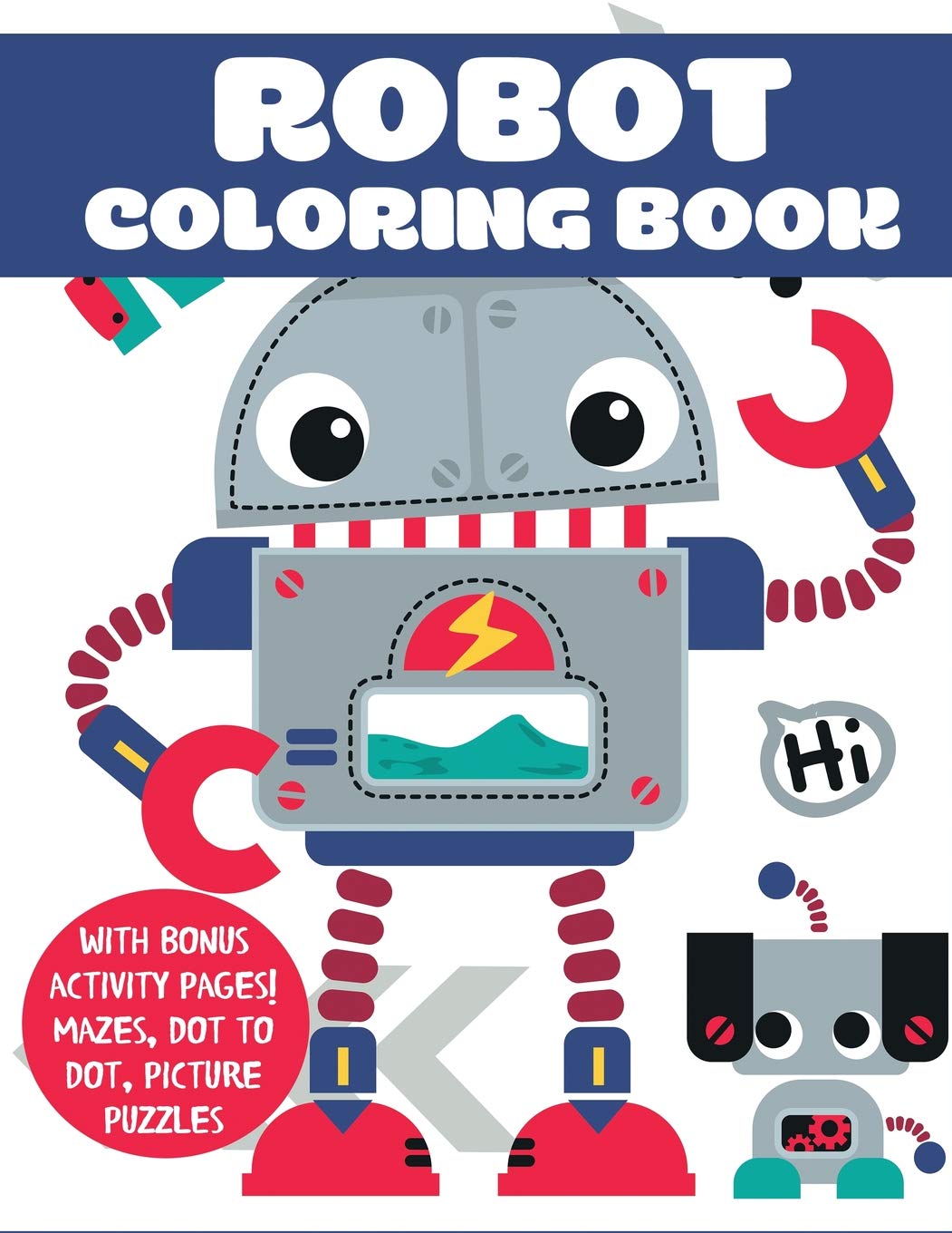 Robot Coloring Book With Bonus Activity Pages Mazes Dot To Dot Picture Puzzles Buy Online robot-coloring-book-with-bonus-activity-pages-mazes-dot-to-dot-picture-puzzles-buy-online