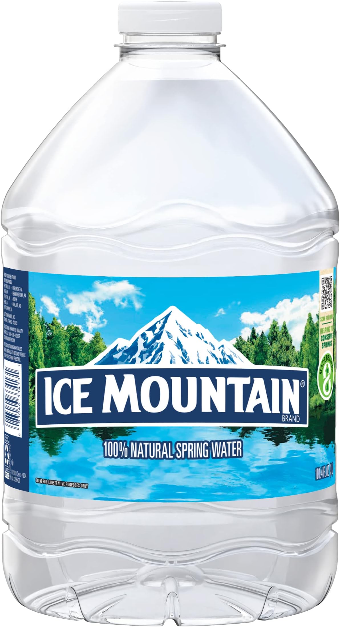 Amazon.com: Ice Mountain Brand Natural Spring Water, 101.4 oz : Grocery ...