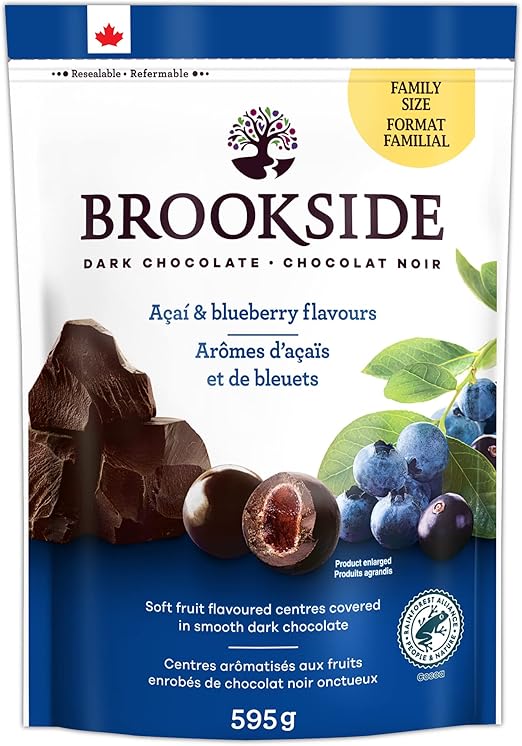 BROOKSIDE Dark Chocolate, Acai Blueberry, Good Candy for Family to ...