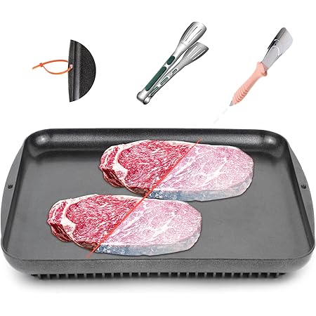 Amazon.com | Qchef DFTBlack Quick & EZ Defrosting Tray: Miracle Thaw ...