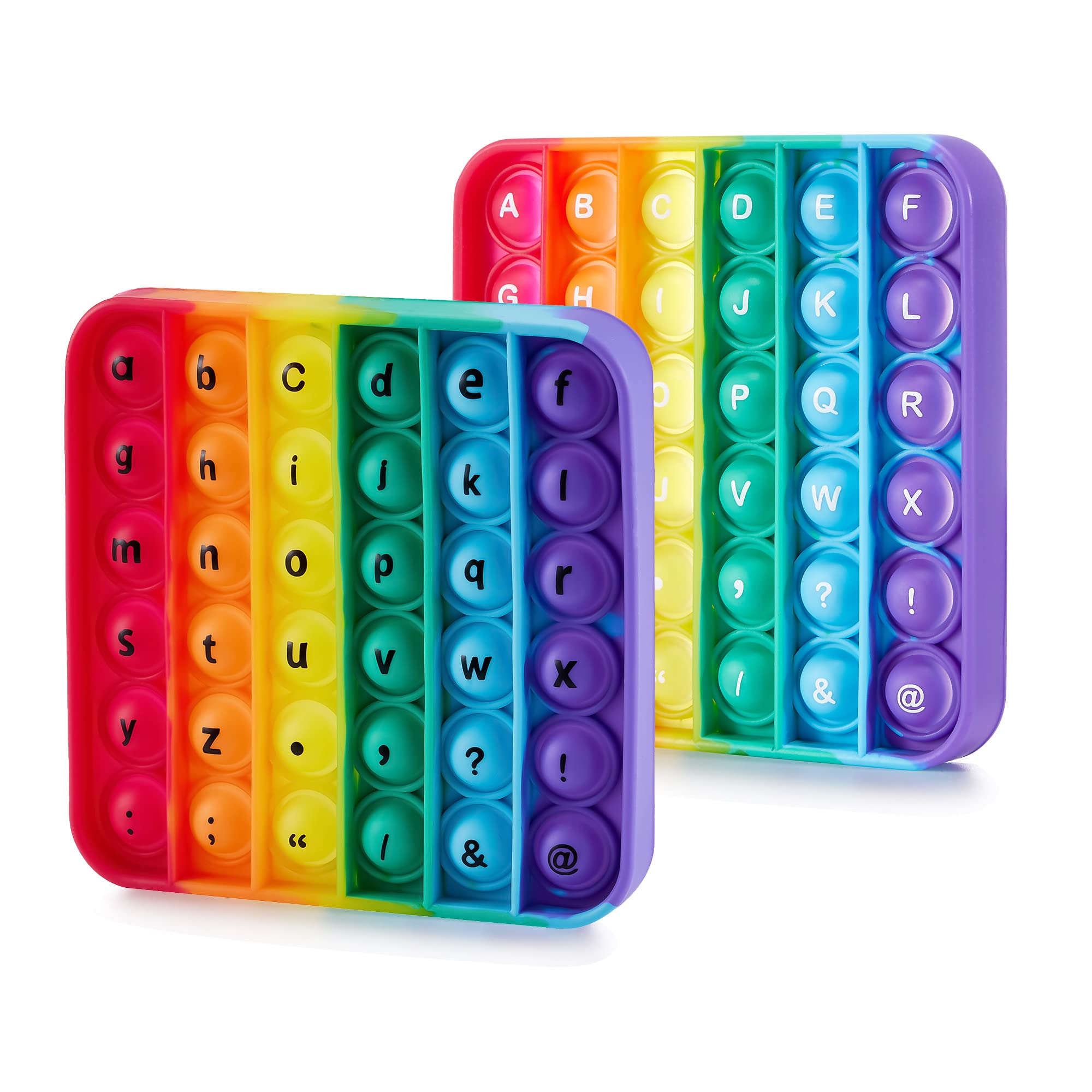 Buy Lowercase Letters Pop Fidget Toy ABC Uppercase Alphabets Learning ...