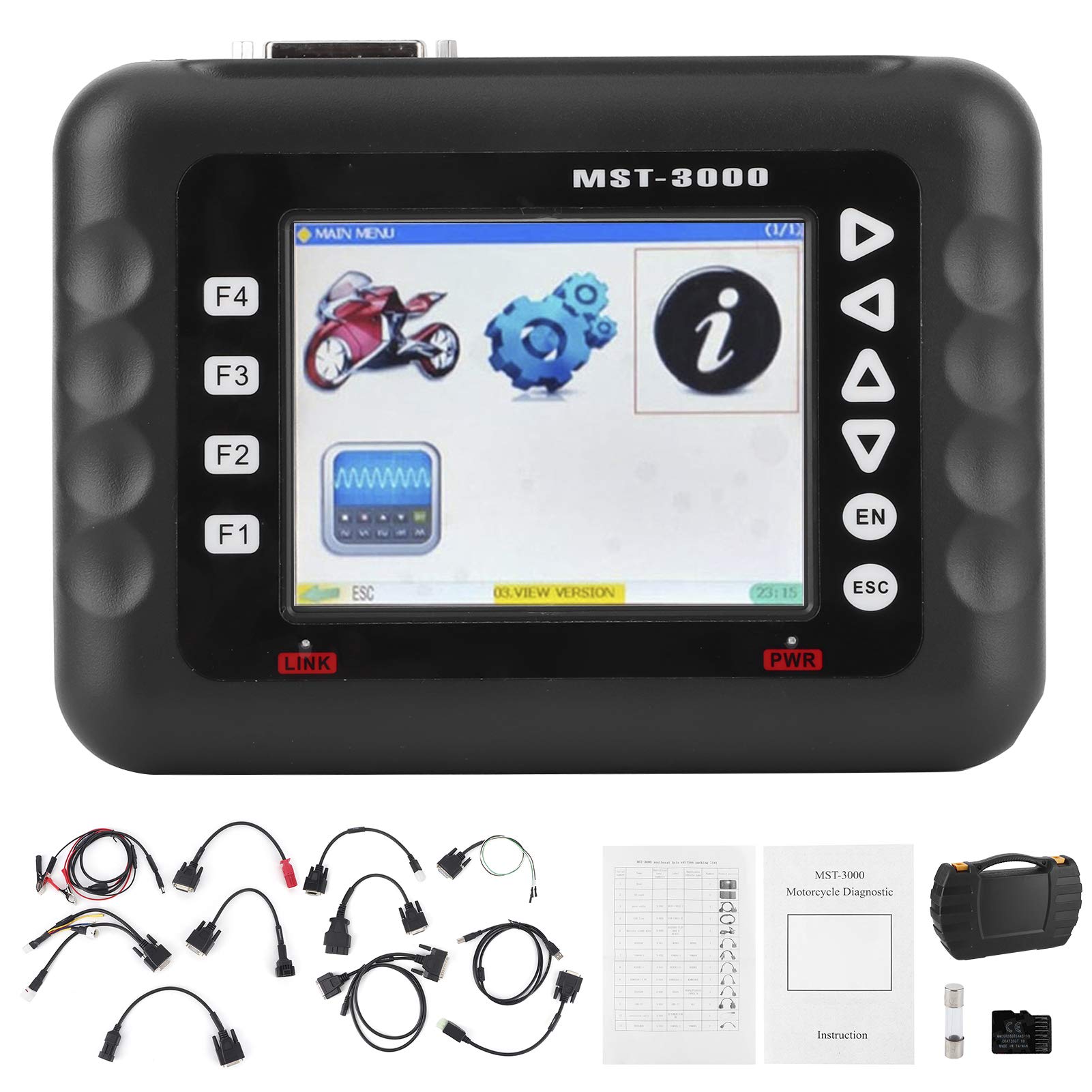 Buy Motorcycle Scanner, MST-3000 Scanner Motorcycle Fault Codes Reader ...