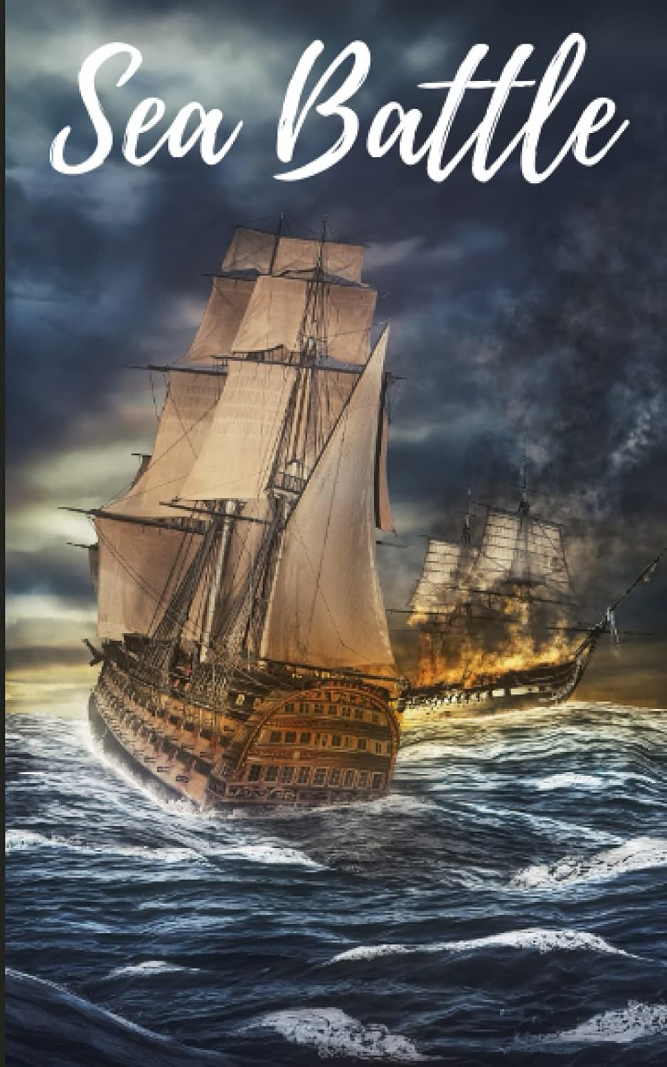 Sea Battle - Paper And Pen Book Game - Warships Game - Battleship Paper ...