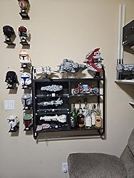 Amazon.com: Bestier 25" LED Gaming Floating Shelves for Wall, Wall ...