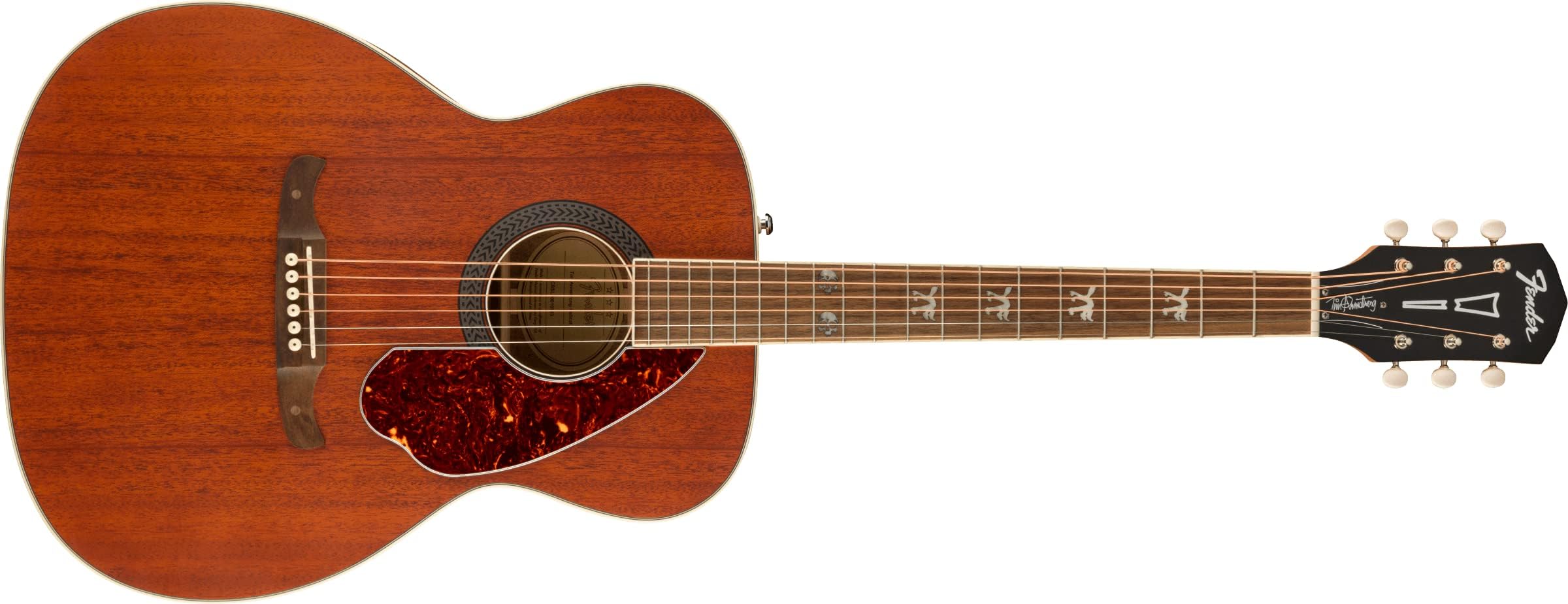 Fender Tim Armstrong Hellcat Acoustic Guitar, Natural : Amazon.ca ...